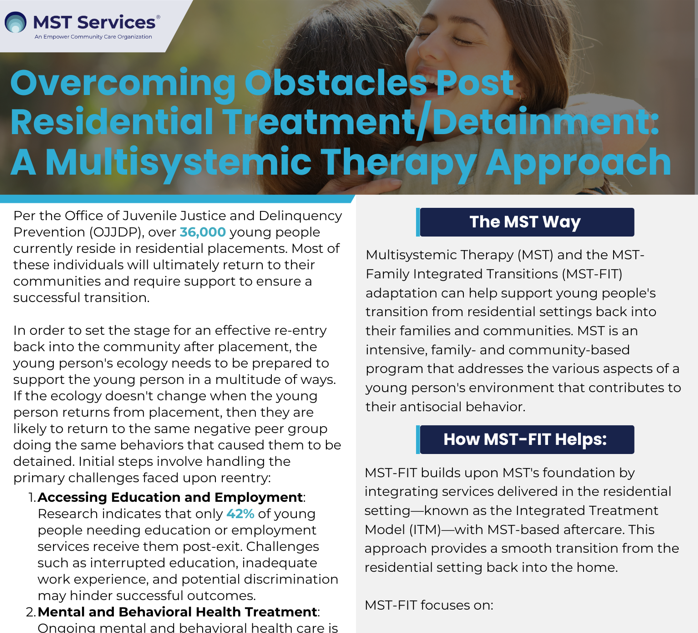 Juvenile Justice Infographics | MST Services